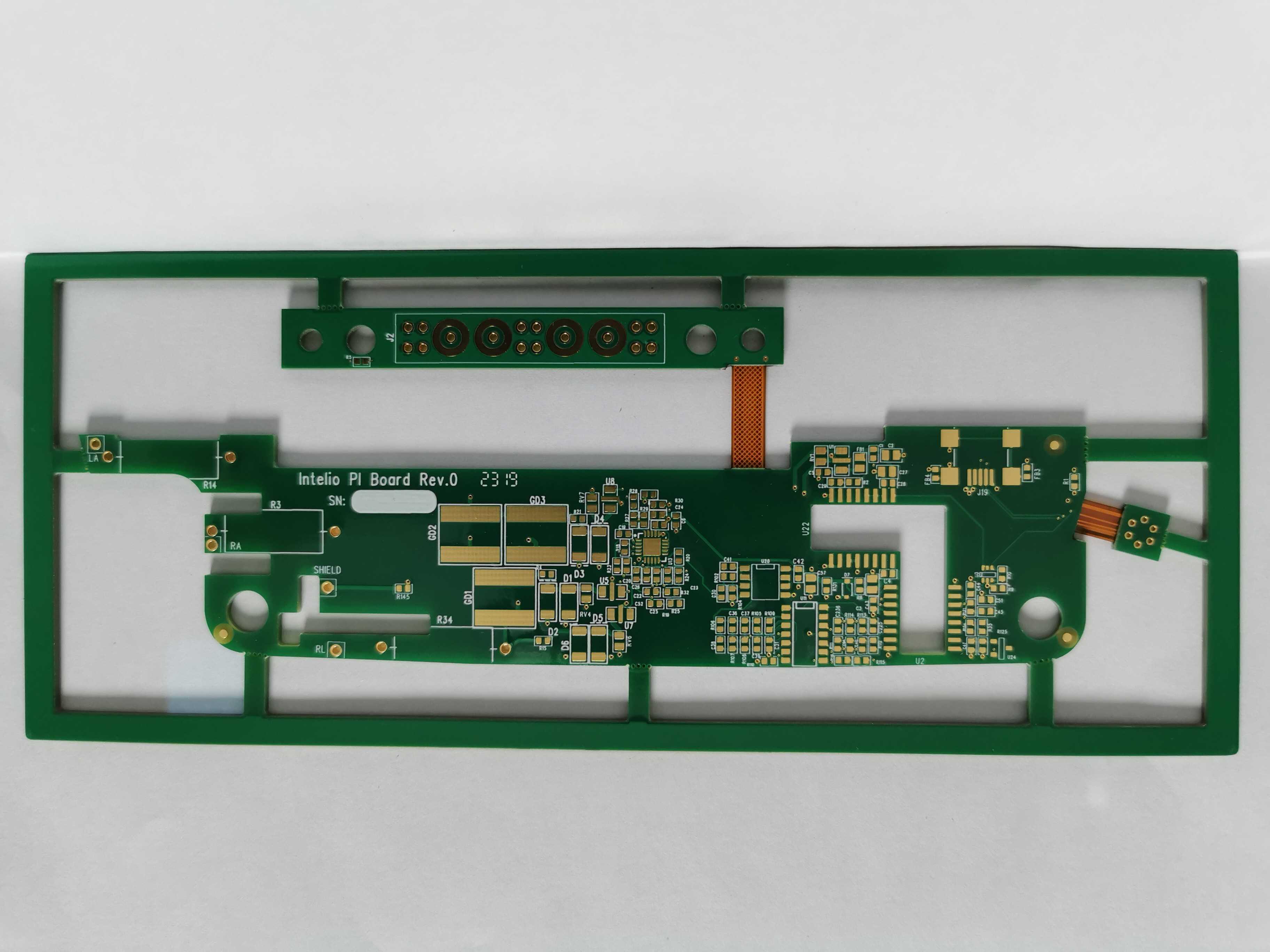 4 Layer Pcb Board Flexible Bendable Pcb With Sanforized Coating Hasl Lf ...