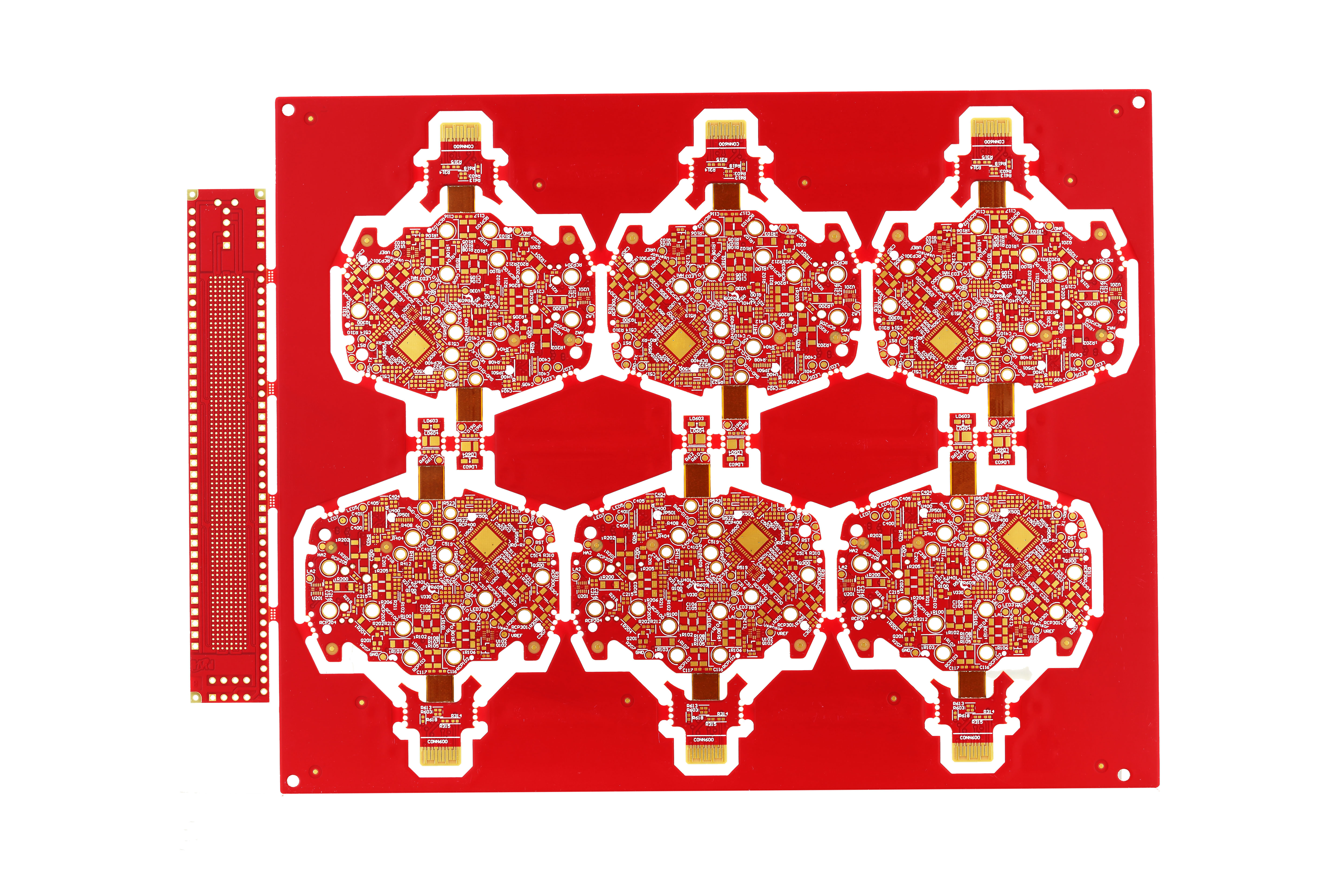 Advanced Robust 4 Layers Rigid Flex PCB Board With Trace / Space Precision