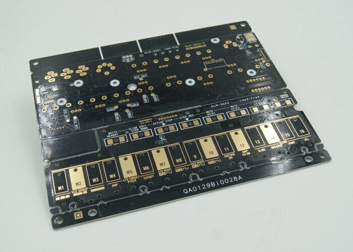 Gold Finished 12 Layer PCB Board Black High Density Interconnect PCB ...