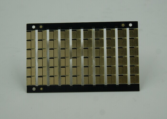 100% E-test Double-Sided Printed Board with White Silkscreen Thick gold ...