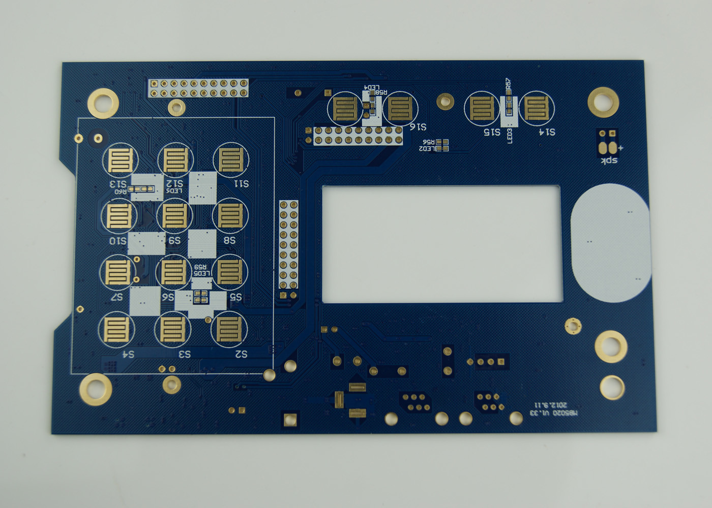FR-4 Raw Material Double Layer PCB 1.6mm for Temperature and Voltage ...